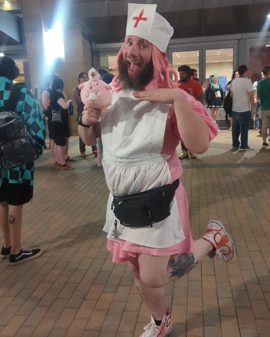 PM Sun and Moon Nurse Joy Cosplay Costume