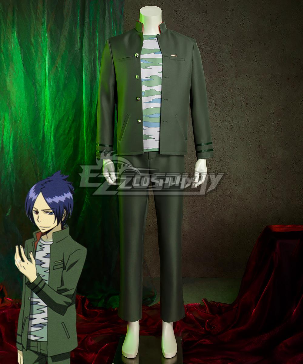 Katekyo Hitman Reborn! Superbia Squalo Cosplay Costume