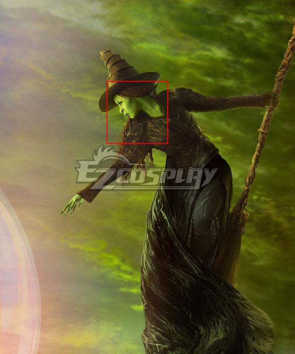Wicked: For Good Elphaba Black Cosplay Wig