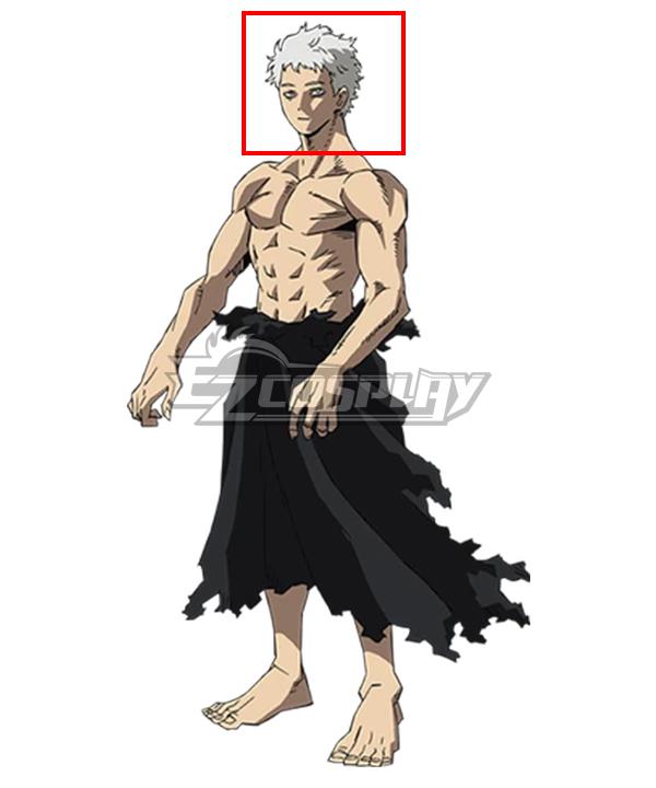 MHA All For One Young Adult Form White Cosplay Wig