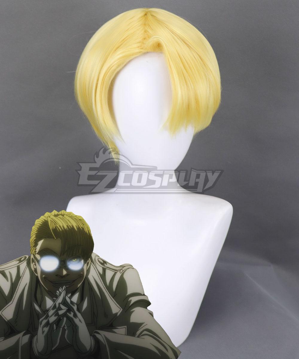 Hellsing The Major Golden Cosplay Wig