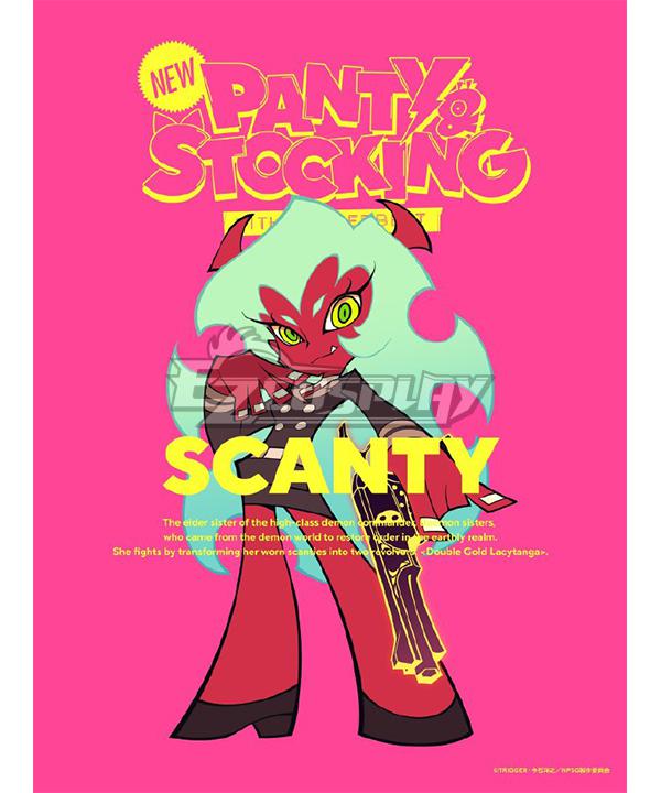 New Panty And Stocking with Garterbelt Scanty Cosplay Costume