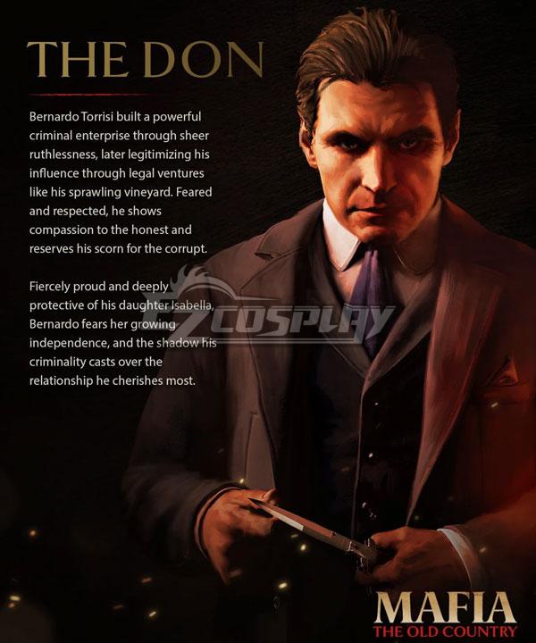Mafia: The Old Country Don Torrisi Cosplay Costume
