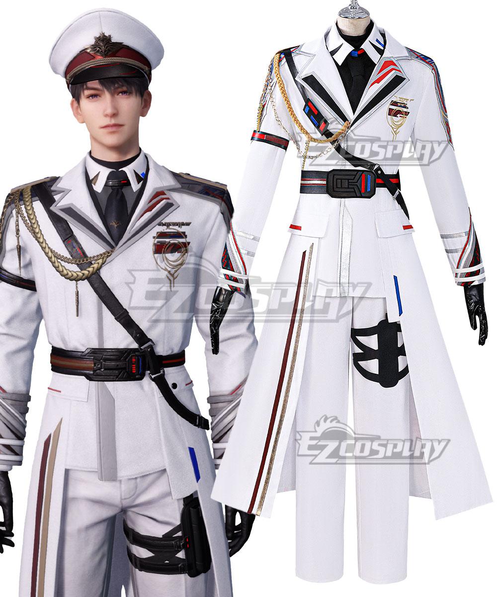 Love and DeepSpace Caleb Farspace Colonel White Cosplay Costume