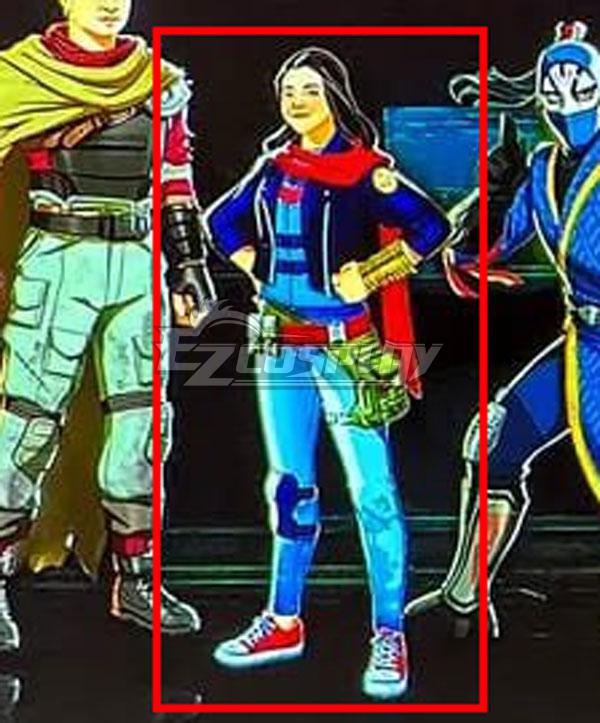Marvel Zombies Ms. Marvel Cosplay Costume