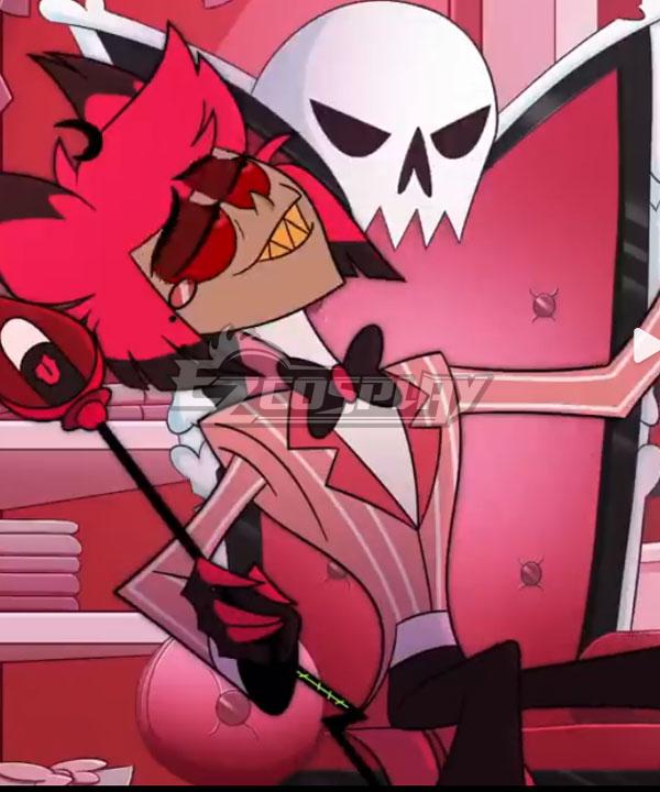 Hazbin Hotel Season 2 Alastor Pink Cosplay Costume
