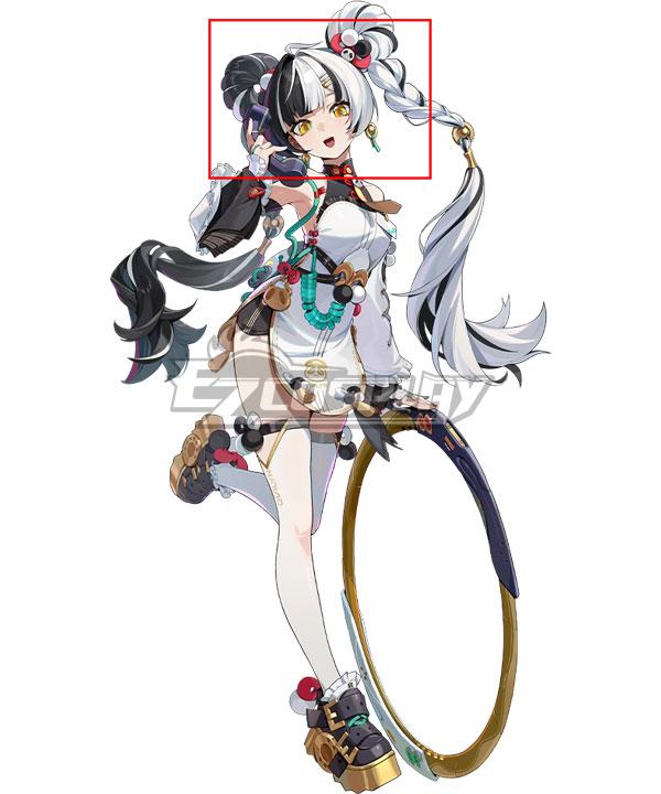 Zenless Zone Zero ZZZ Dialyn White Black Cosplay Wig