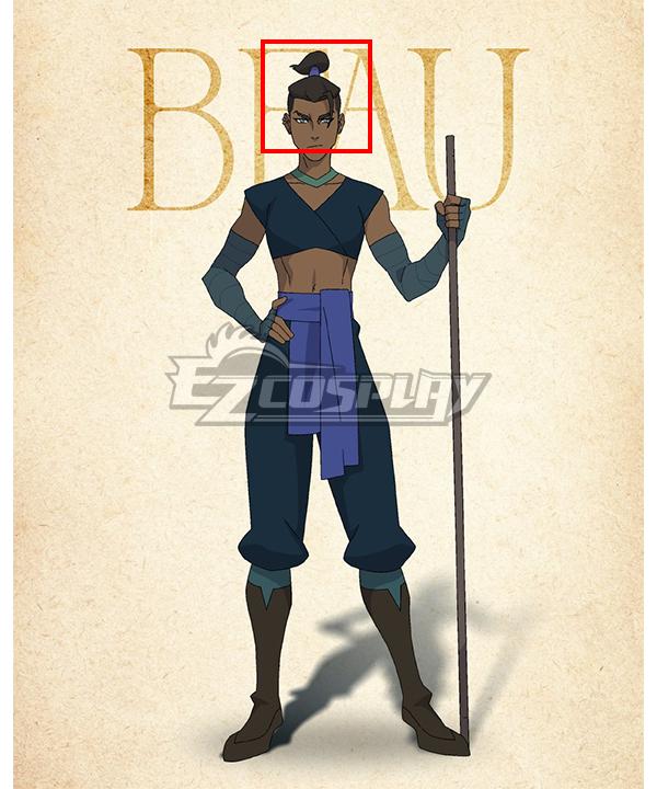 The Mighty Nein Beau Beauregard Lionett Black Cosplay Wig