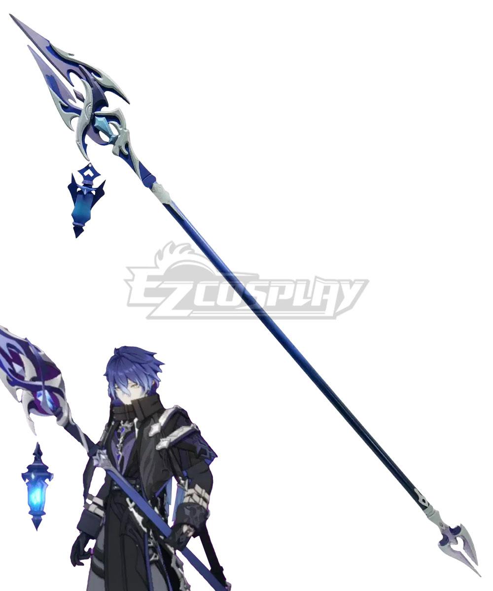 Genshin Impact Kyryll Chudomirovich Flins Spear Cosplay Weapon Prop