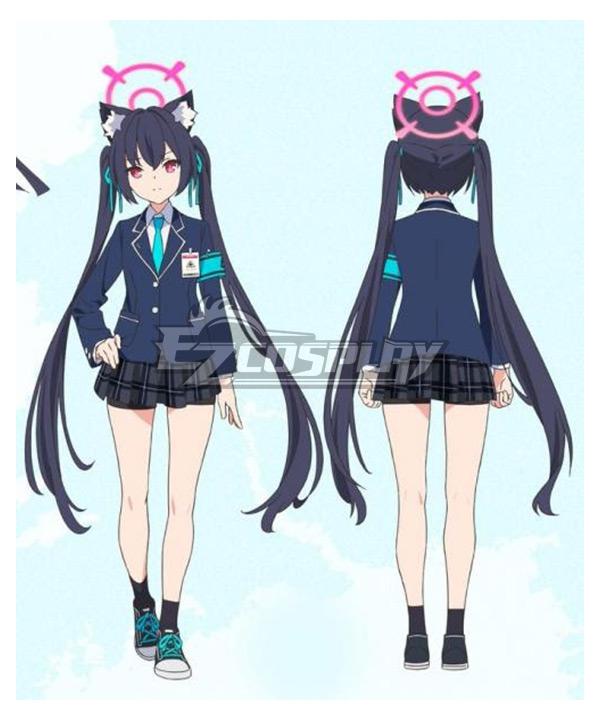 Blue Archive Abydos school uniform Cosplay Costume-No Skirt