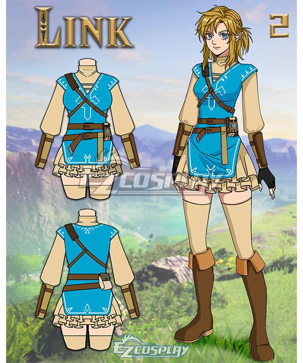 Ezcosplay Original Derivative TLOZ Link Female 2 Cosplay Costume