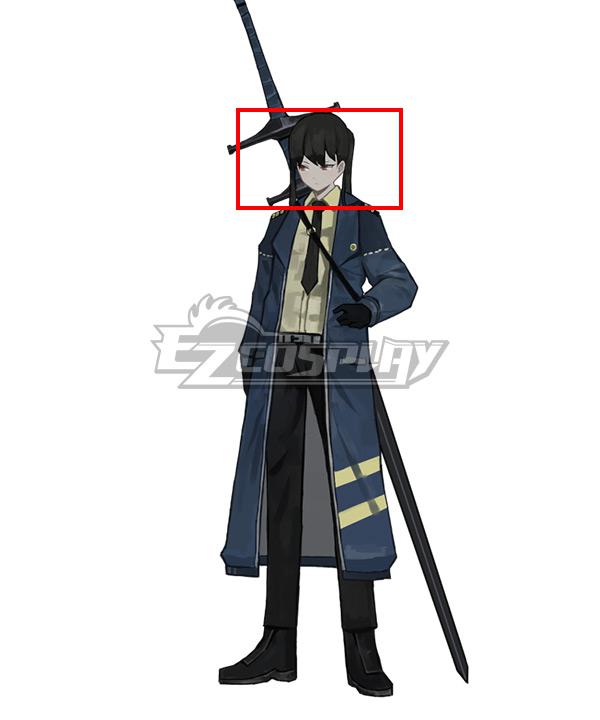 Library Of Ruina Isadora of Zwei Association Black Cosplay Wig