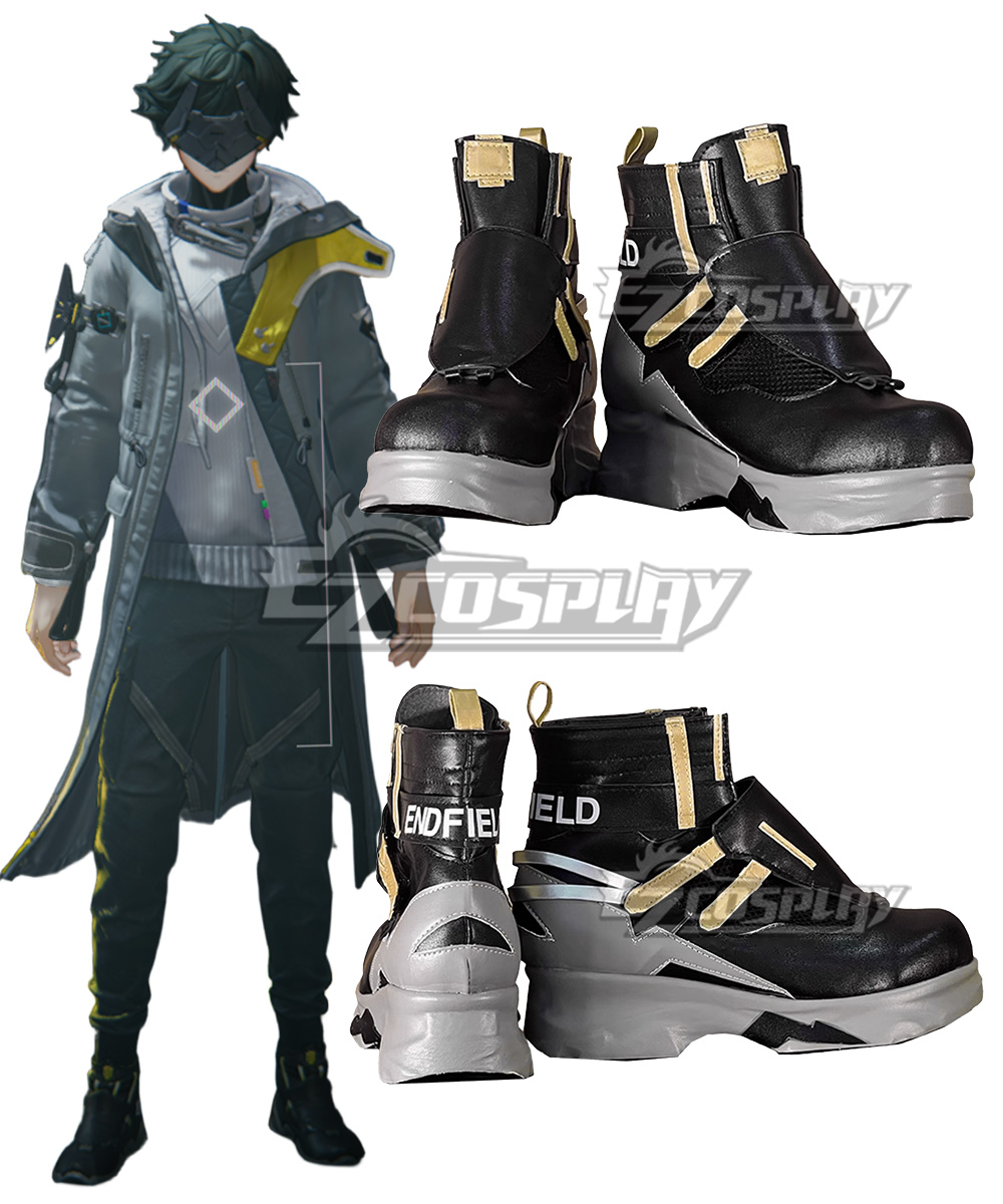 Arknights: Endfield Male Endministrator Black Cosplay Wig