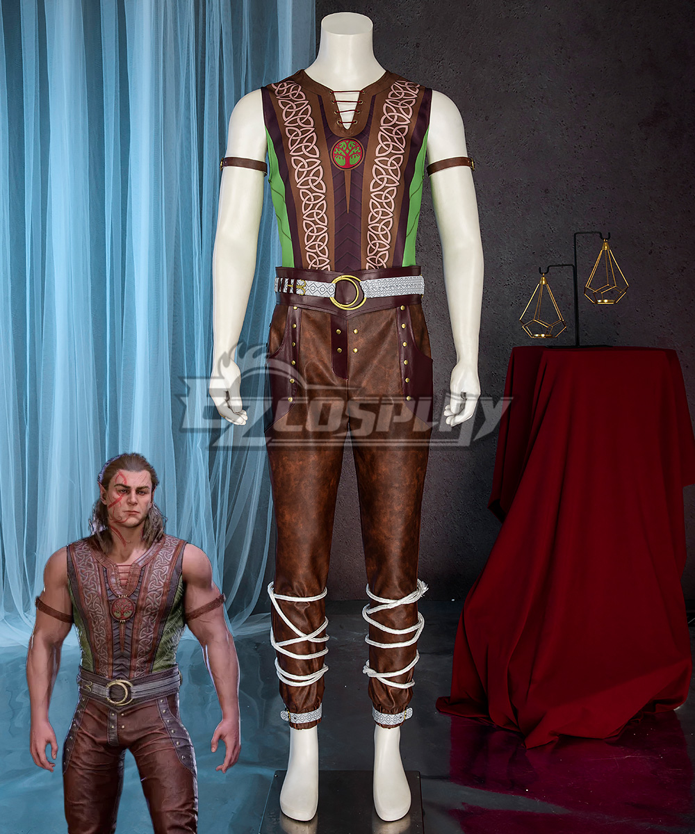 Baldur's Gate III BG3 Halsin Camp Cosplay Costume