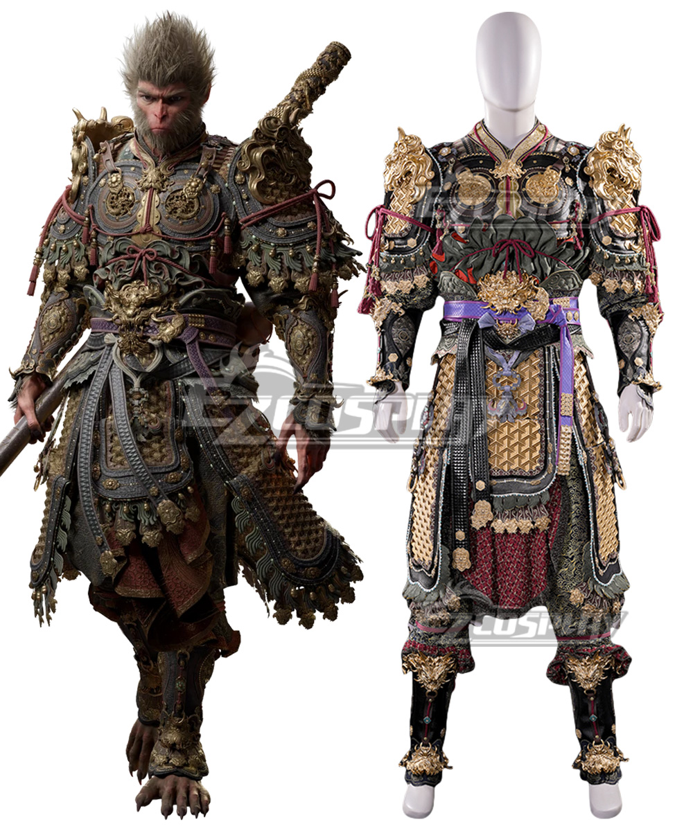 Black Myth: Wukong Destined One Sun Wukong Cosplay Costume