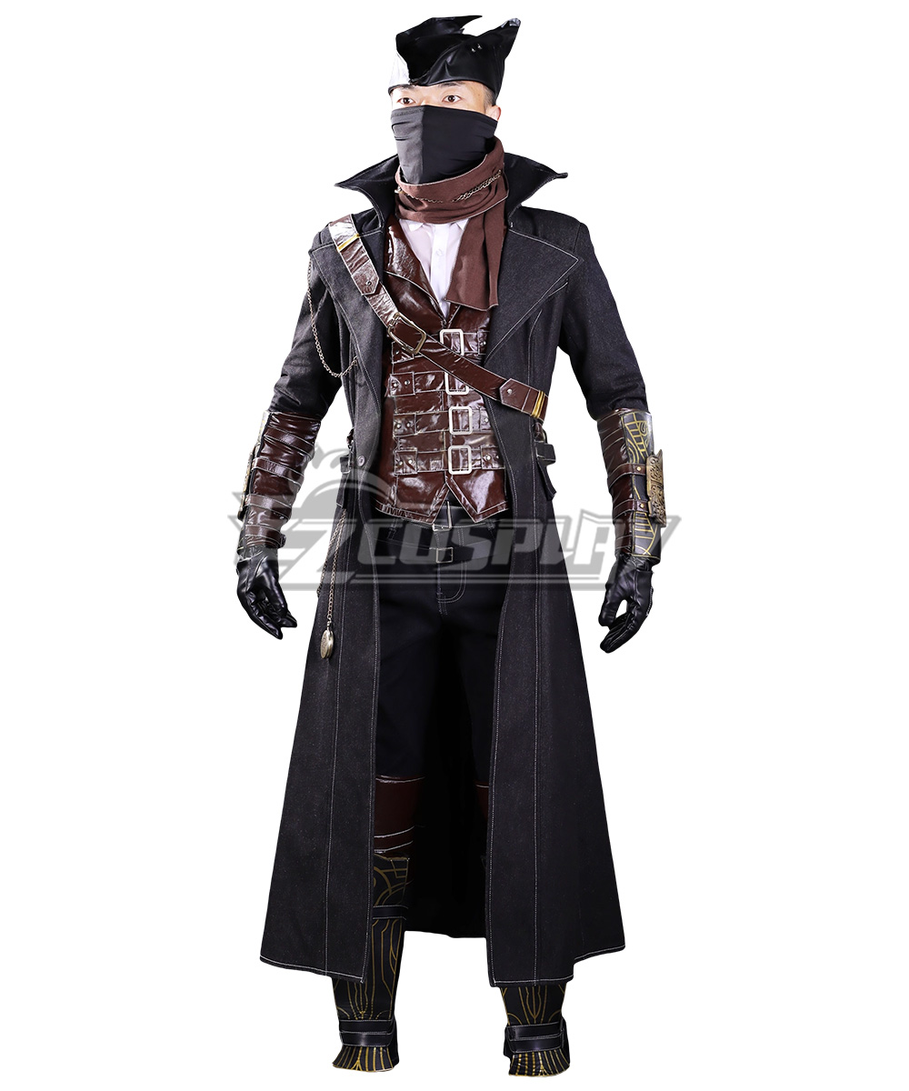 Bloodborne The Hunter Black Cosplay Costume