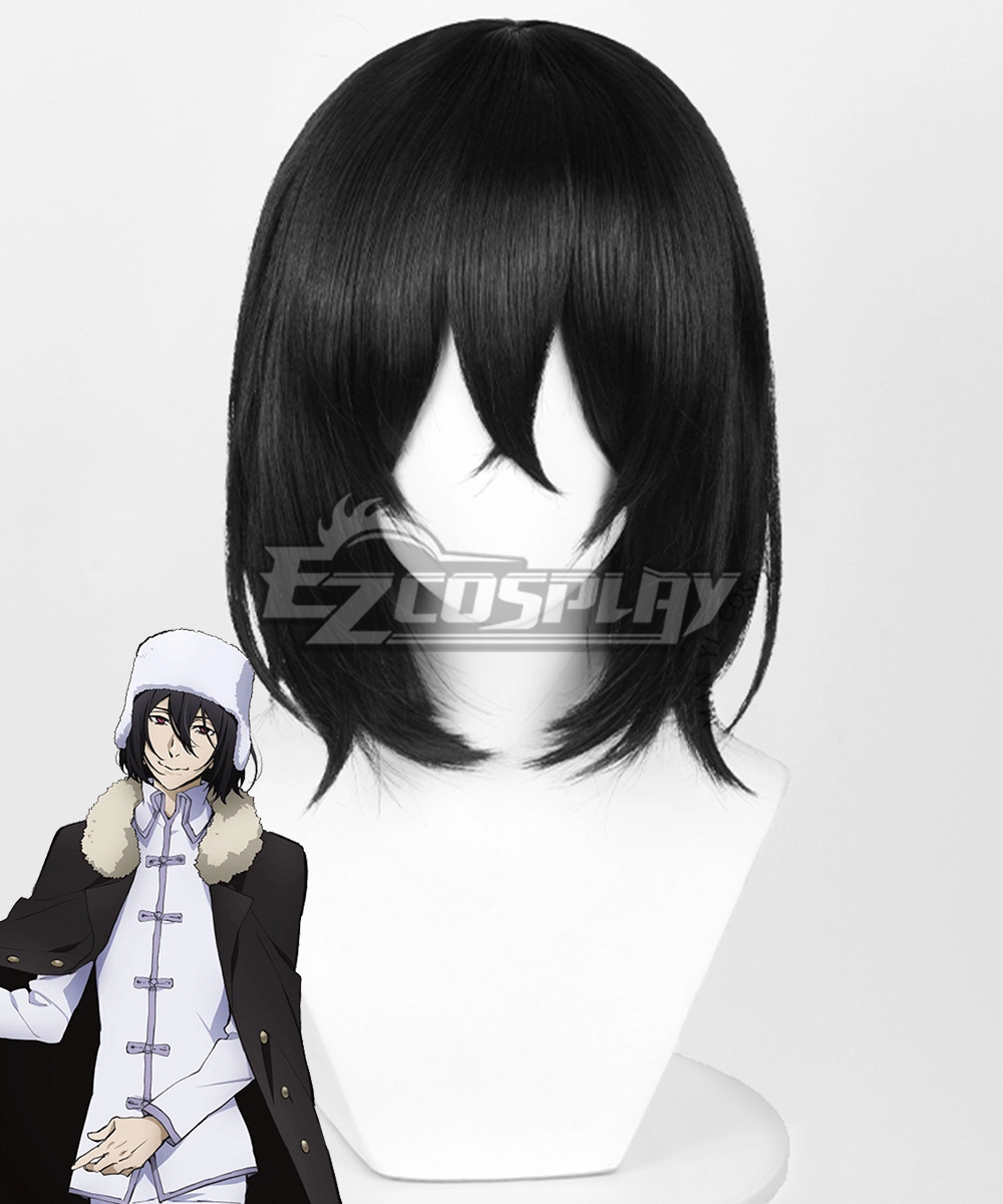 Bungou Stray Dogs Fyodor Dostoyevsky Black Cosplay Wig