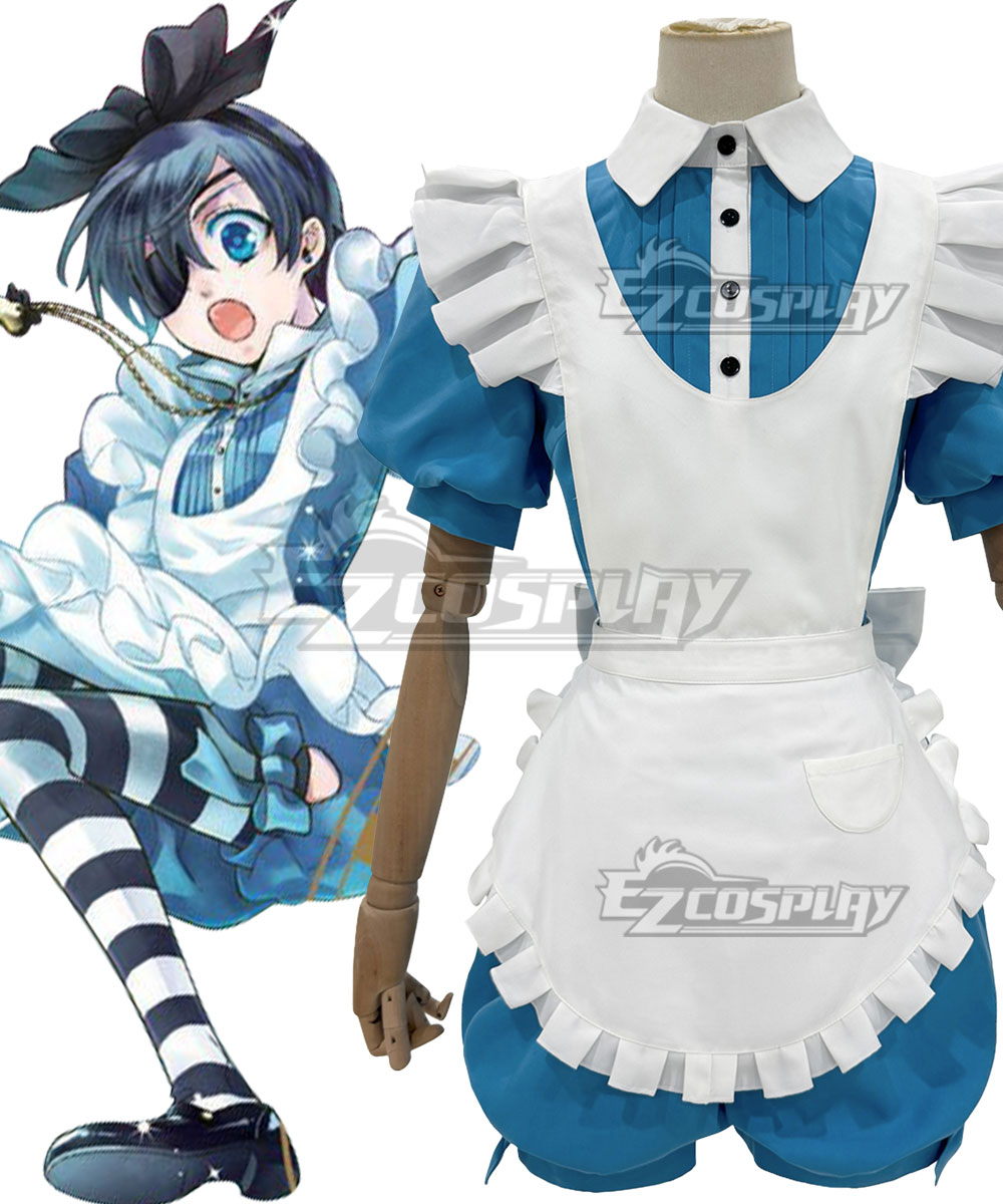 Disney Sleeping Beauty Princess Aurora Blue Dress Cosplay Costume