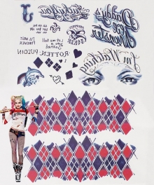 One Piece Monkey D Luffy Tattoo stickers Cosplay Accessory Prop