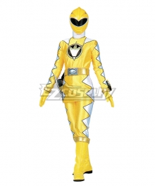 Power Rangers Yellow Ninjetti Ranger Yellow Shoes Cosplay Boots