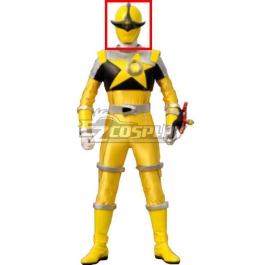 Power Rangers Uchu Sentai Kyuranger Kajiki Yellow Helmet Cosplay ...