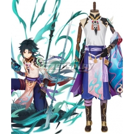 Genshin Impact Xiao Cosplay Costume New Edition