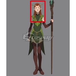 The Legend of Vox Machina Keyleth of the Air Ashari Orange Cosplay Wig