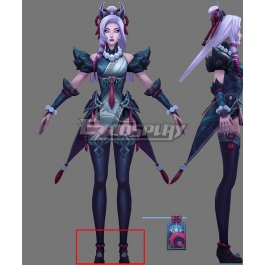 League of Legends LOL Caitlyn Snow Moon Cosplay Shoes