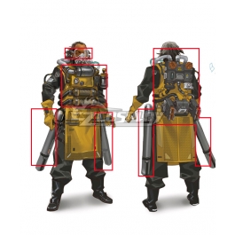 Apex legends Caustic Cosplay Weapon Prop