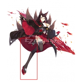 Azur Lane Akagi Red Cosplay Shoes