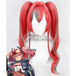 Azur Lane Bremerton Pink Gray Cosplay Wig