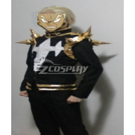 Kill la Kill Gamagori Ira Cosplay Costume in Black and Gold