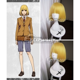 Prison School Purizun Sukuru Hana Midorikawa Golden Cosplay Wig