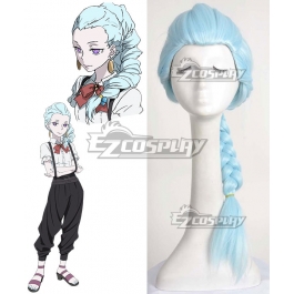 Death Billiards Nona Blue Cosplay Wig