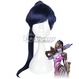 Overwatch OW Widowmaker Amelie Lacroix Purple Cosplay Wig