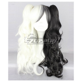Danganronpa Monokuma Female Black White Cosplay Wig
