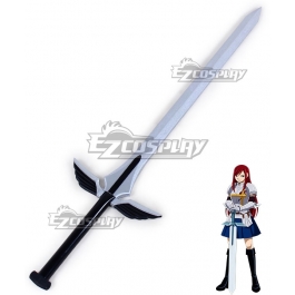 Fairy Tail Erza Scarlet Sword Cosplay Weapon Prop