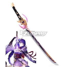Genshin Impact Raiden Shogun Baal Sword Cosplay Weapon Prop - Premium ...
