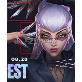League Of Legends LOL 2020 KDA K/DA Evelynn Nails Accessory Prop