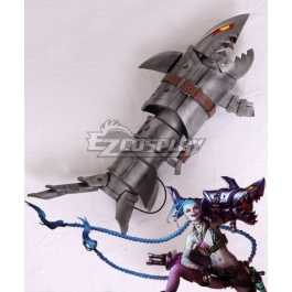 League of Legends LOL Jinx Fishbone Rocket Launcher Weapon Prop