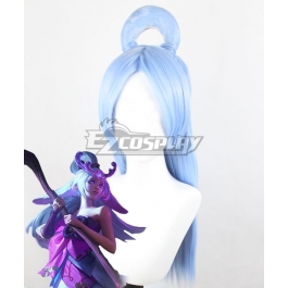 League of Legends LOL Spiritblossom Lillia Blue Cosplay Wig