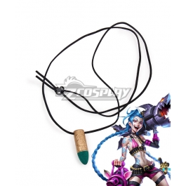 League Of Legends LOL Loose Cannon Jinx Bullet Necklace Cosplay ...