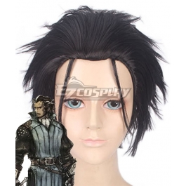 Octopath Traveler Olberic Eisenberg Black Cosplay Wig