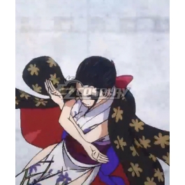 One Piece Nico Robin Onigashima Black Cosplay Wig