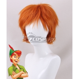 Peter Pan: The Boy Who Wouldn’t Grow Up Peter Pan Orange Cosplay Wig