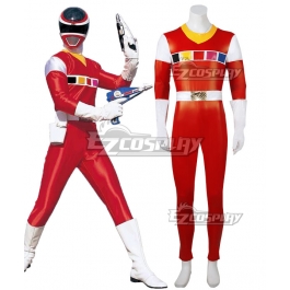 Power Rangers In Space Red Space Ranger Cosplay Costume