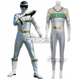 Power Rangers In Space Silver Space Ranger Cosplay Costume
