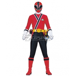 Power Rangers Samurai Red Samurai Ranger Cosplay Costume
