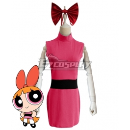 The Powerpuff Girls Blossom Cosplay Costume