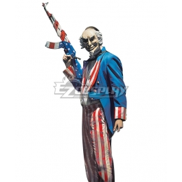 The Purge 3 : Election Year Uncle Sam Halloween Cosplay Costume